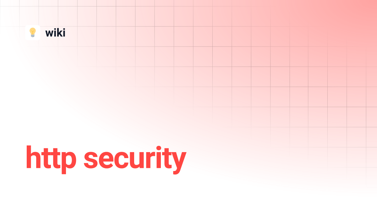http security | wiki http security | wiki