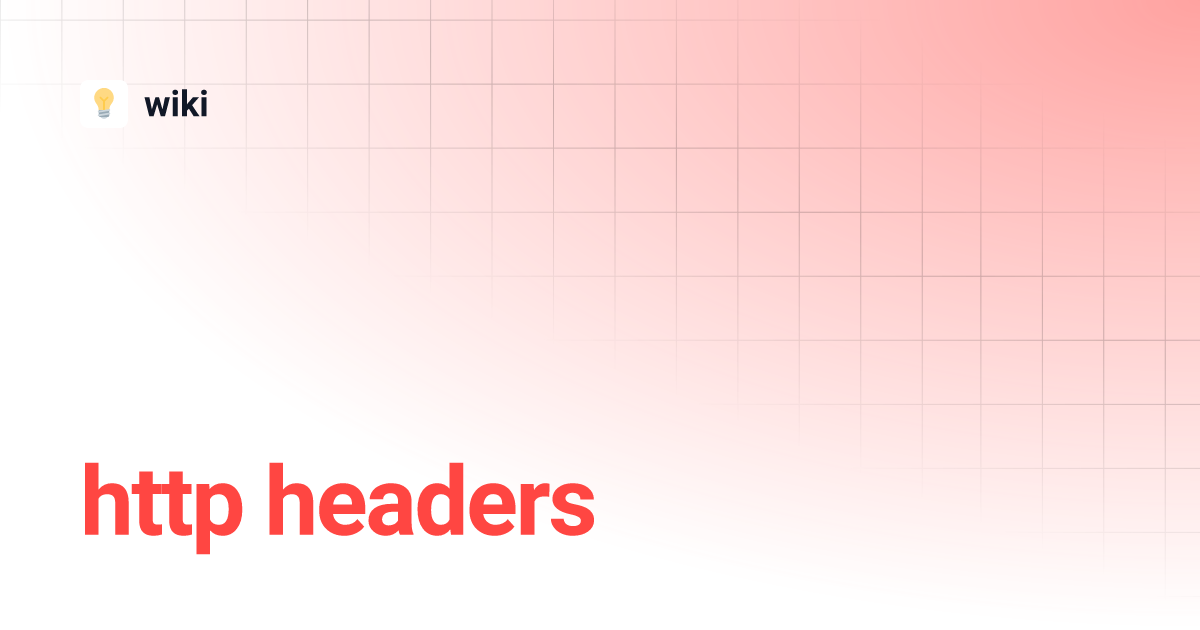 http headers | wiki http headers | wiki